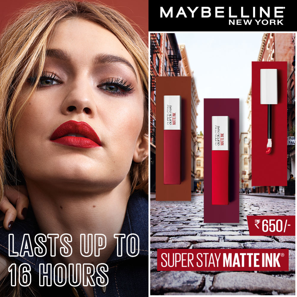 Maybelline New York Super Stay Matte Ink Liquid Lipstick: Buy Maybelline New York Super Stay ...
