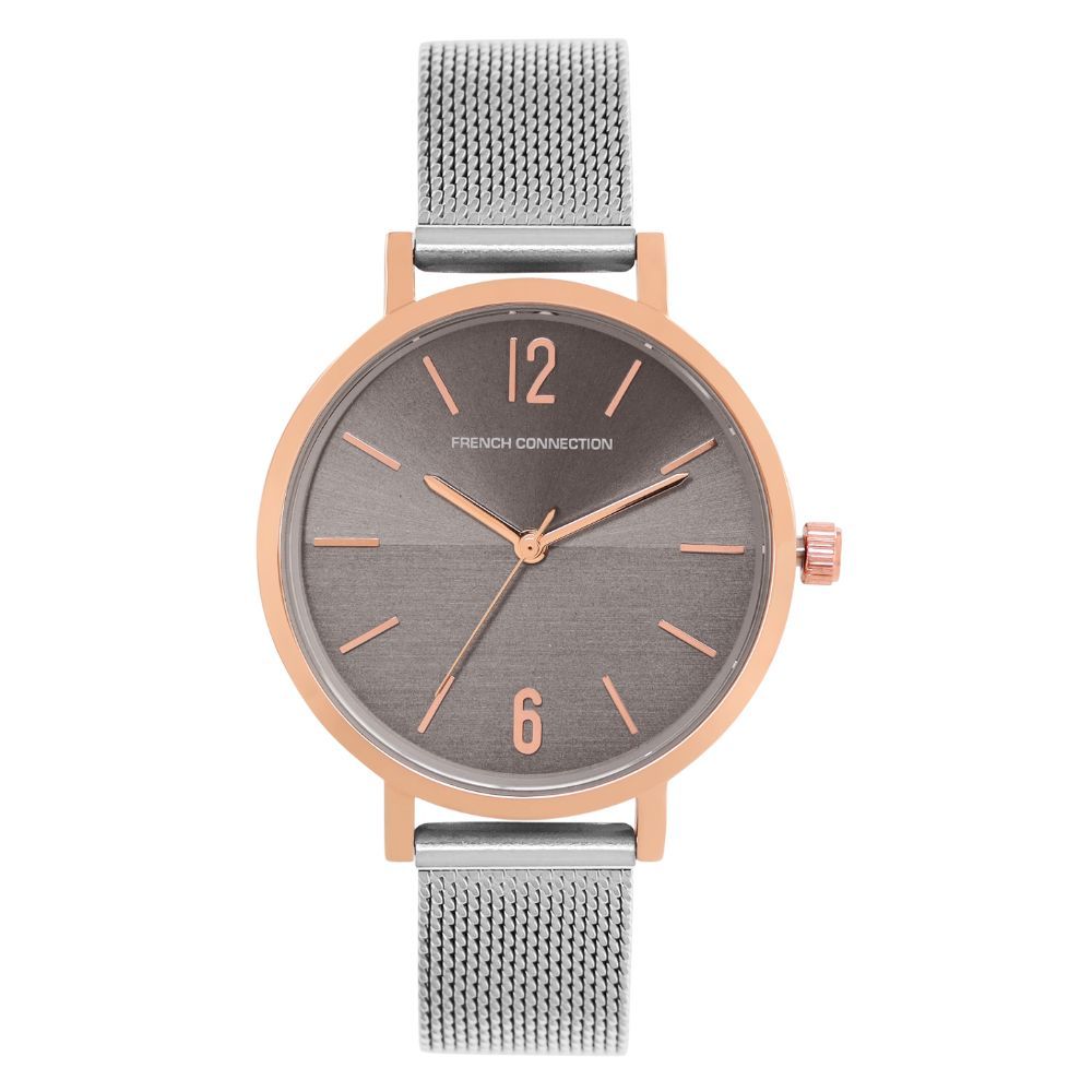 Buy French Connection Silver Analogue Watch for Women - FC007SRGM Online