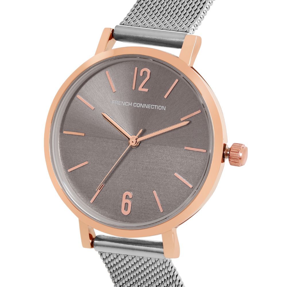 Buy French Connection Silver Analogue Watch for Women - FC007SRGM Online