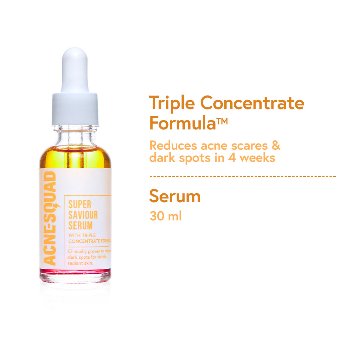 Acne Squad Serum for Acne Scars with Triple Concentrate Formula: Buy ...