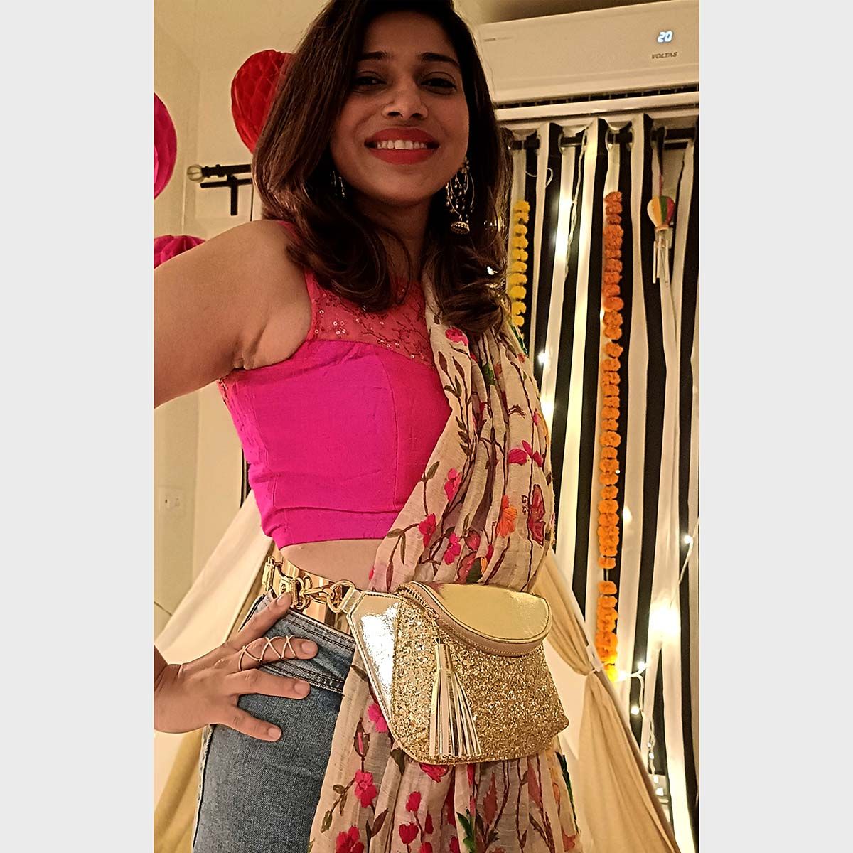 Buy Fizza The Gold Dust Waist Pouch Online