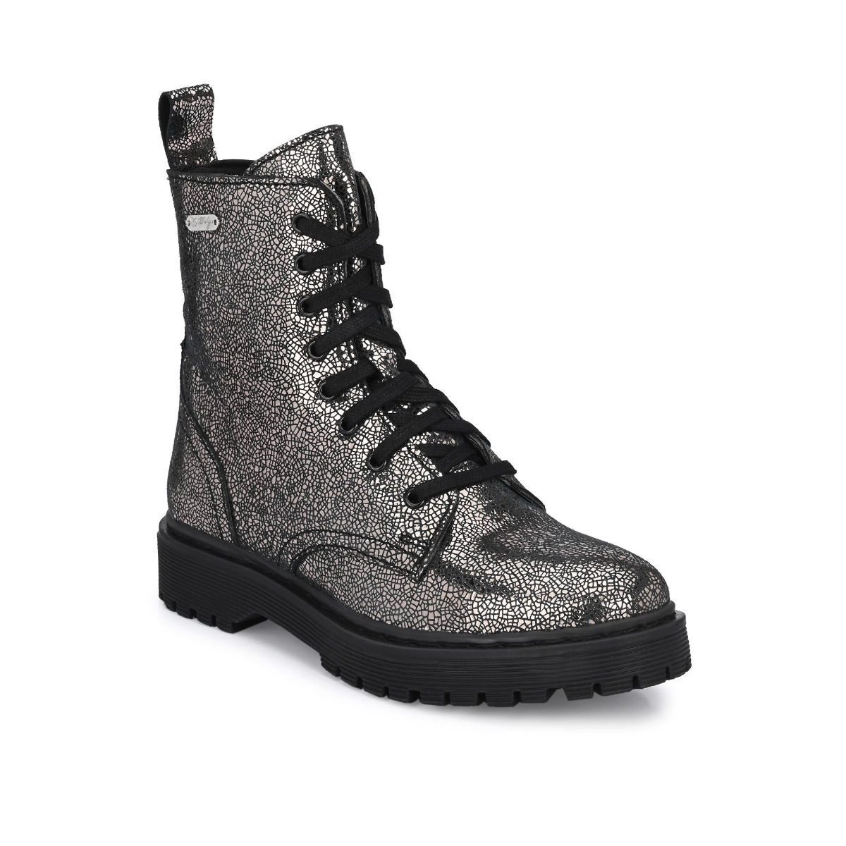 Buy Delize Womens Pewter Derby Boots Online