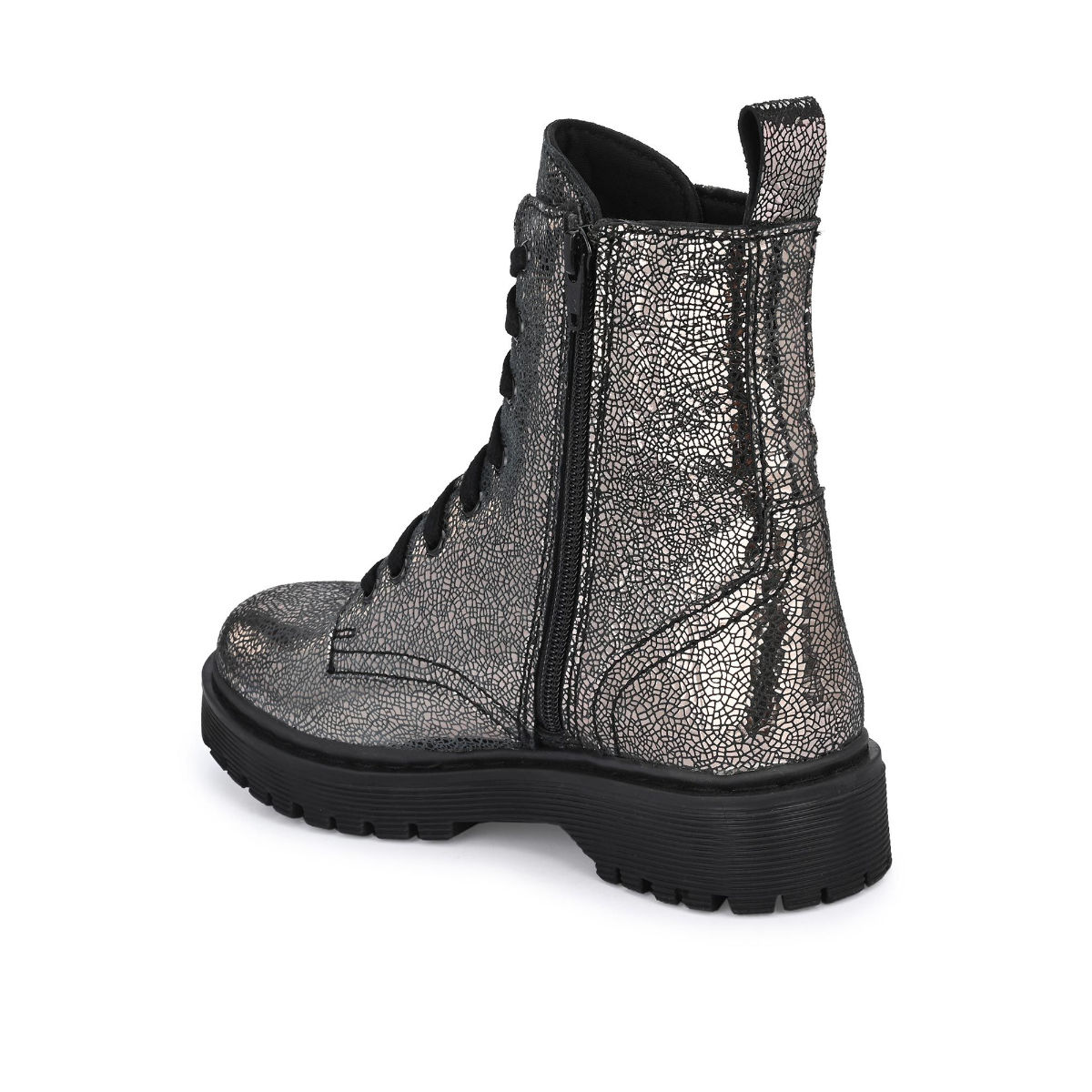 Buy Delize Womens Pewter Derby Boots Online