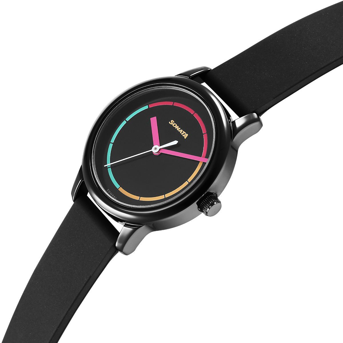 Buy Sonata Splash 3.0 8178NP01 Black Dial Analog watch for women Online