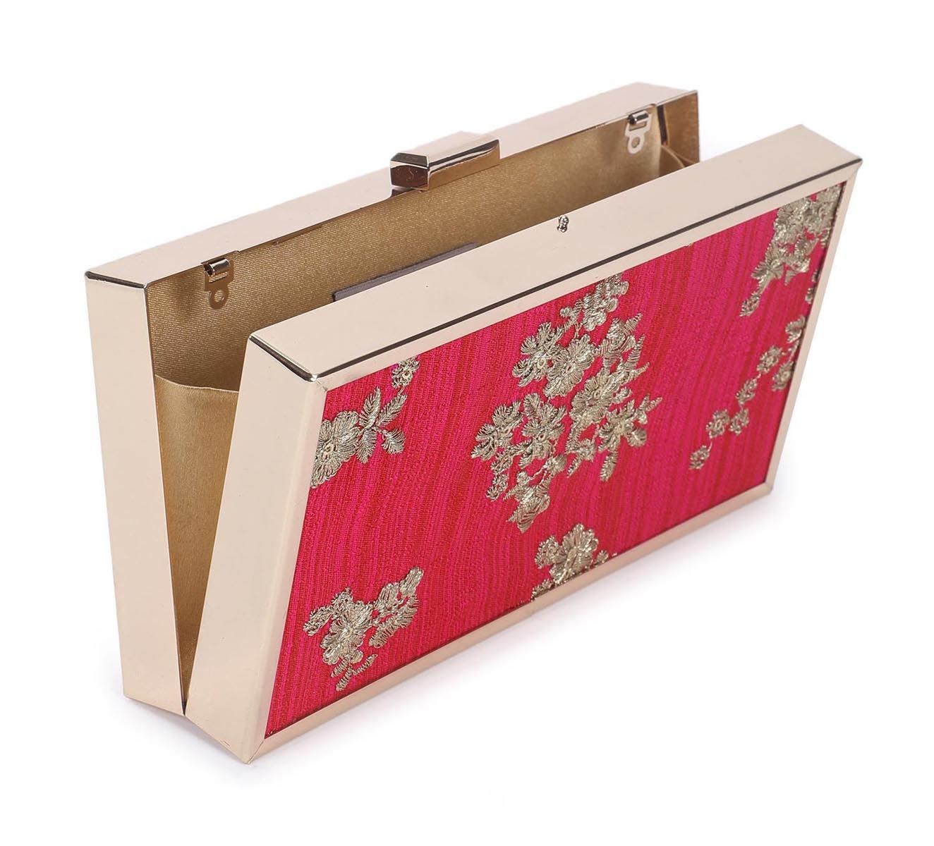 Buy The Purple Sack Cheent Rani Clutch Online