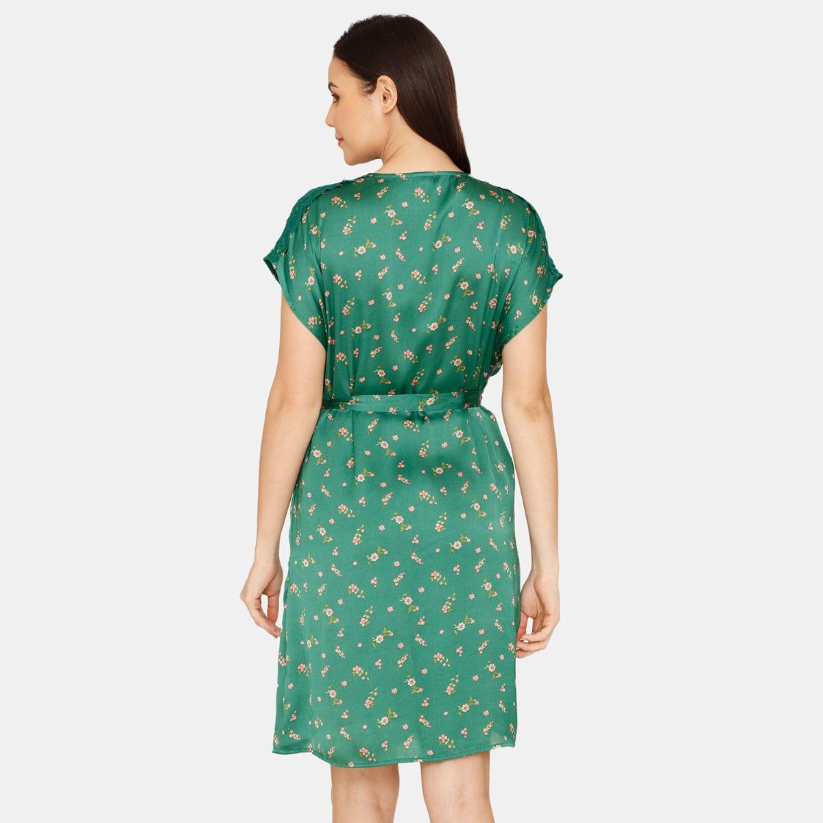 Buy Zivame Sprigged Florals Woven Robes - Greener Pastures Online