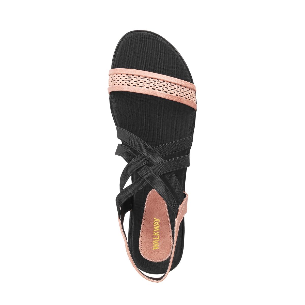 Walkway Pink Stripes Sandals: Buy Walkway Pink Stripes Sandals Online ...