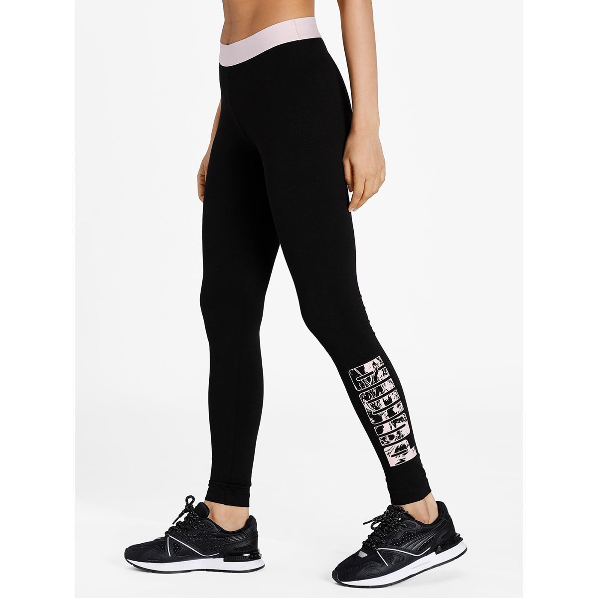 Buy Puma Women's Logo Women's Casual Tights - Black Online