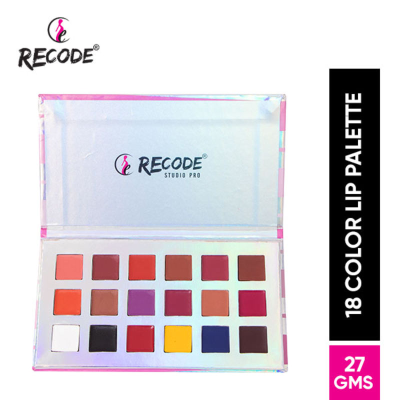 Recode Lip Palette 18 Shades - Multi-Color: Buy Recode Lip Palette 18 ...