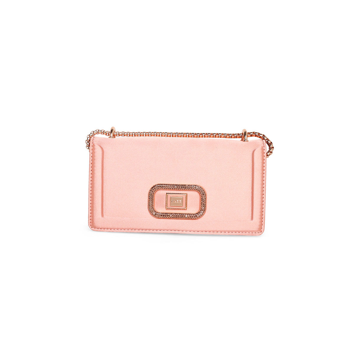 Buy Aldo Peach Solid Women Crossbody Bag (S) Online