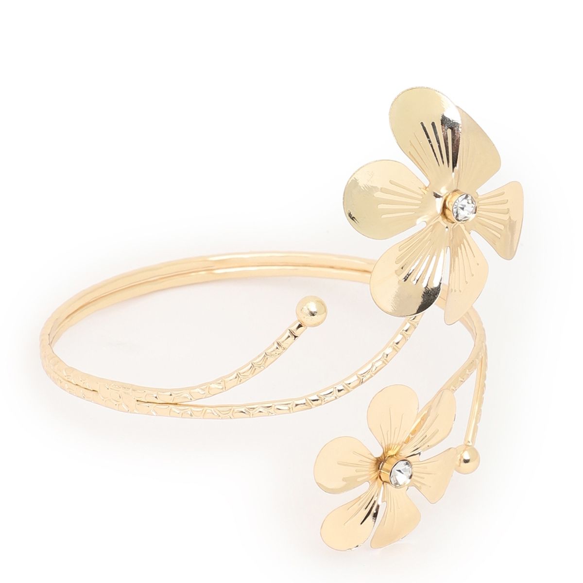 Buy SOHI Gold Plated Party Designer Armlet for Women Online