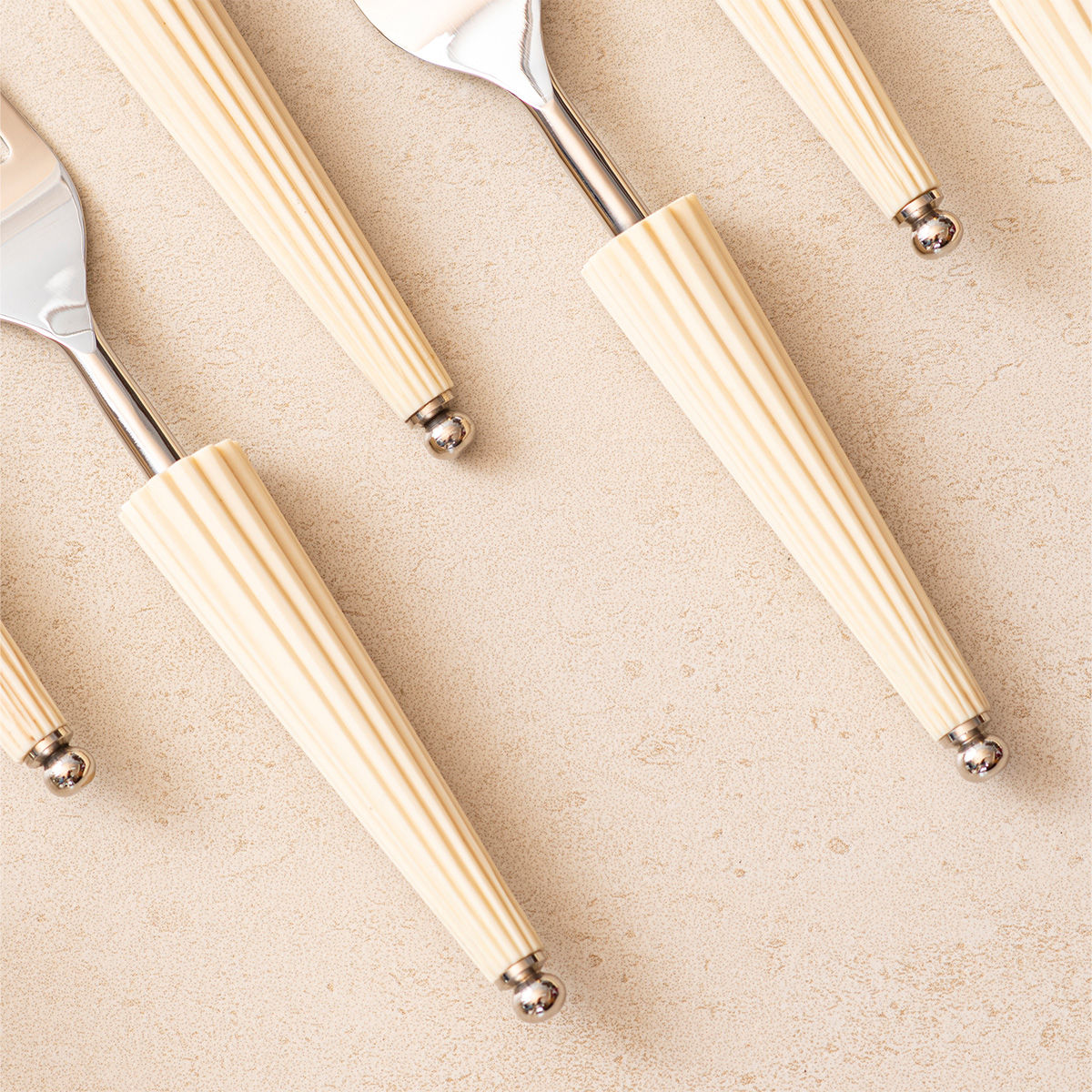 The Decor Remedy All Purpose Forks -Set of 6 - Ivory Umbrella: Buy The ...