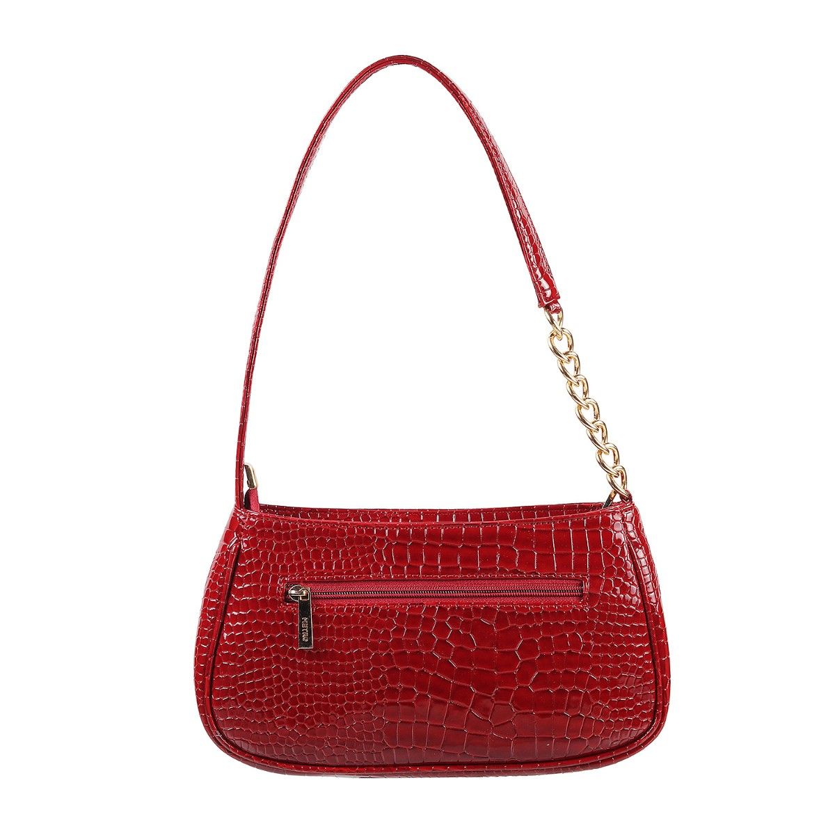 Buy Metro Textured Red Handbag Online