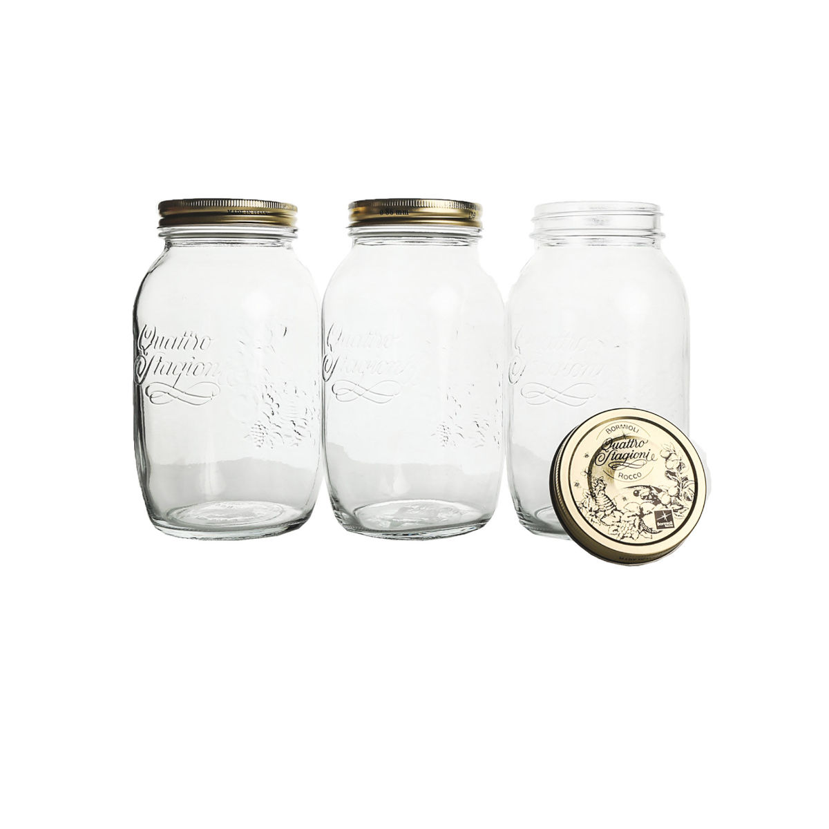Buy Bormioli Rocco Quattro Stagioni Preservative Jar with Lid 1.5L Set ...