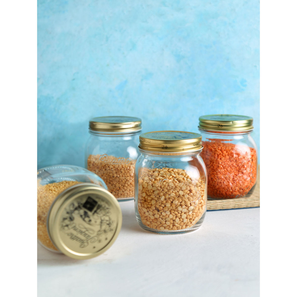 Buy Bormioli Rocco Quattro Stagioni Preservative Jar with Lid 500ml Set ...
