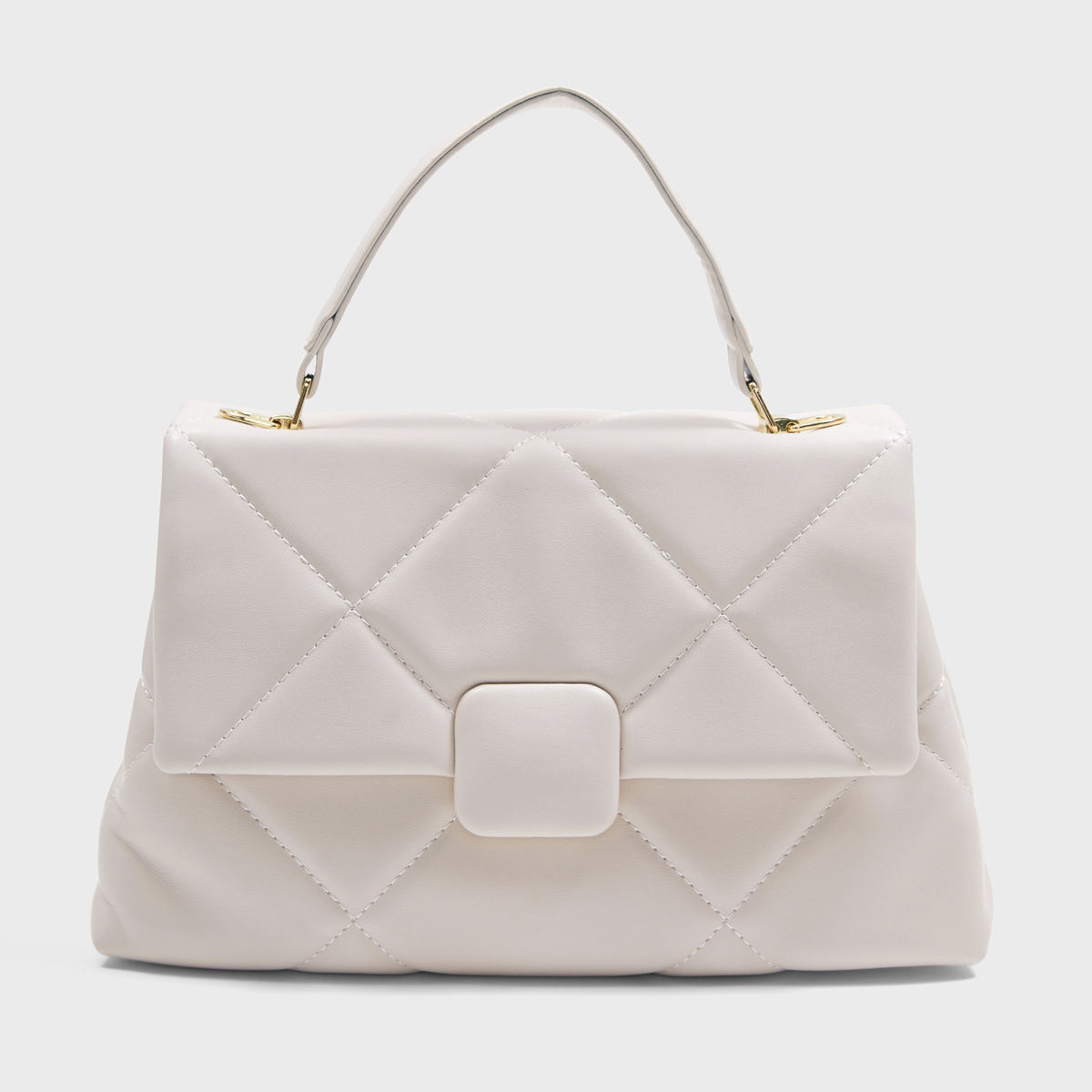 Buy RSVP by Nykaa Fashion Off White Classic Quilted Handbag Online