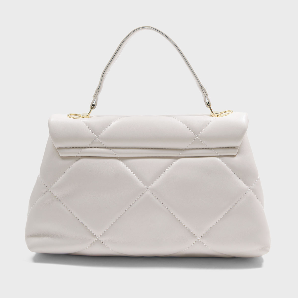 Buy RSVP by Nykaa Fashion Off White Classic Quilted Handbag Online