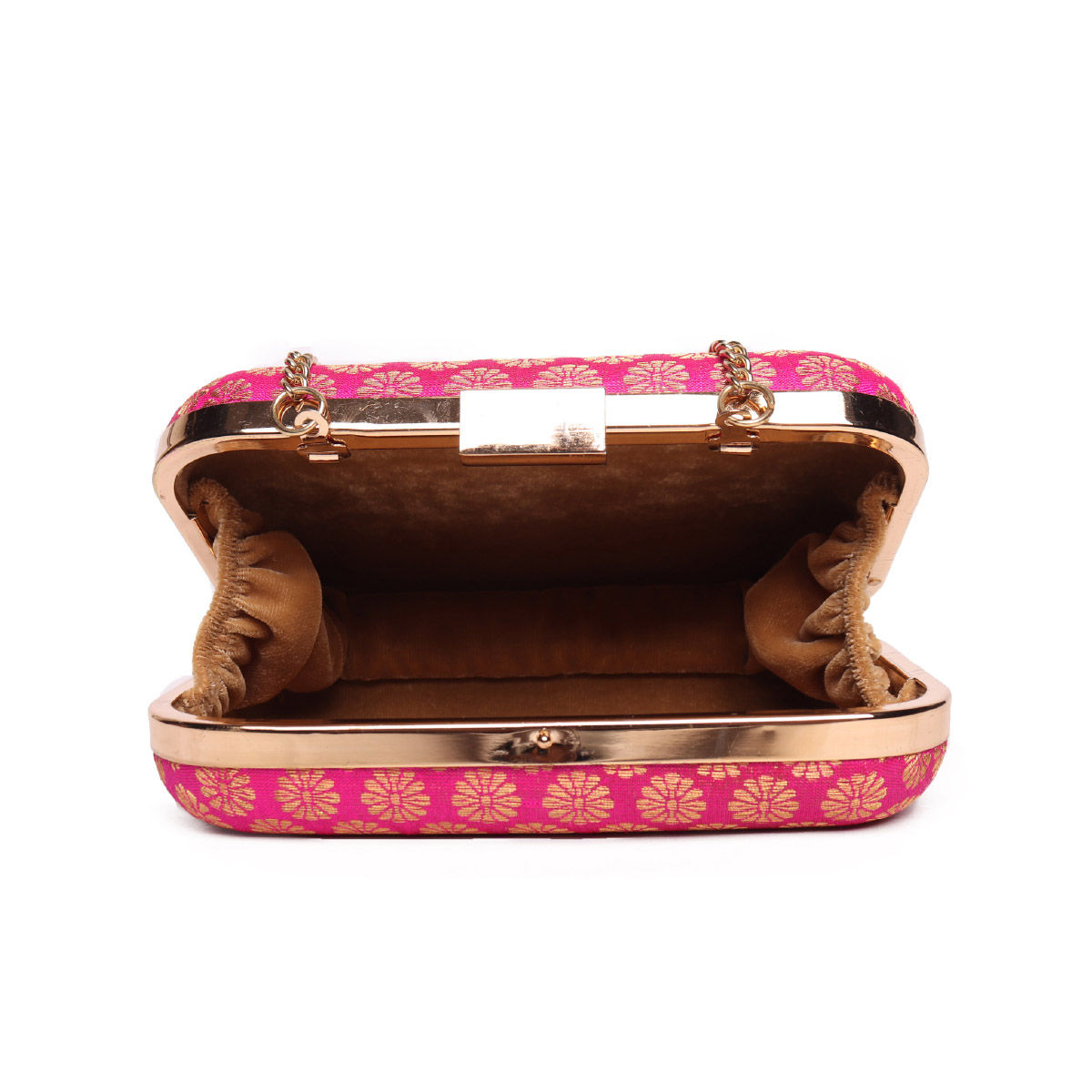 Buy Astrid Pink Embellished Clutches Online