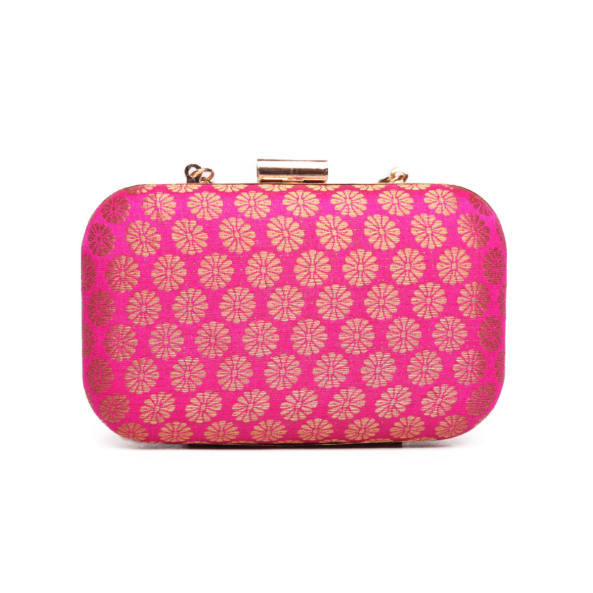 Buy Astrid Pink Embellished Clutches Online