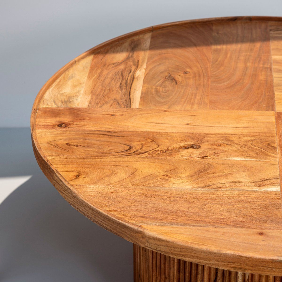 Buy The Decor Remedy Fluted Centre Table- Tinted Finish Online