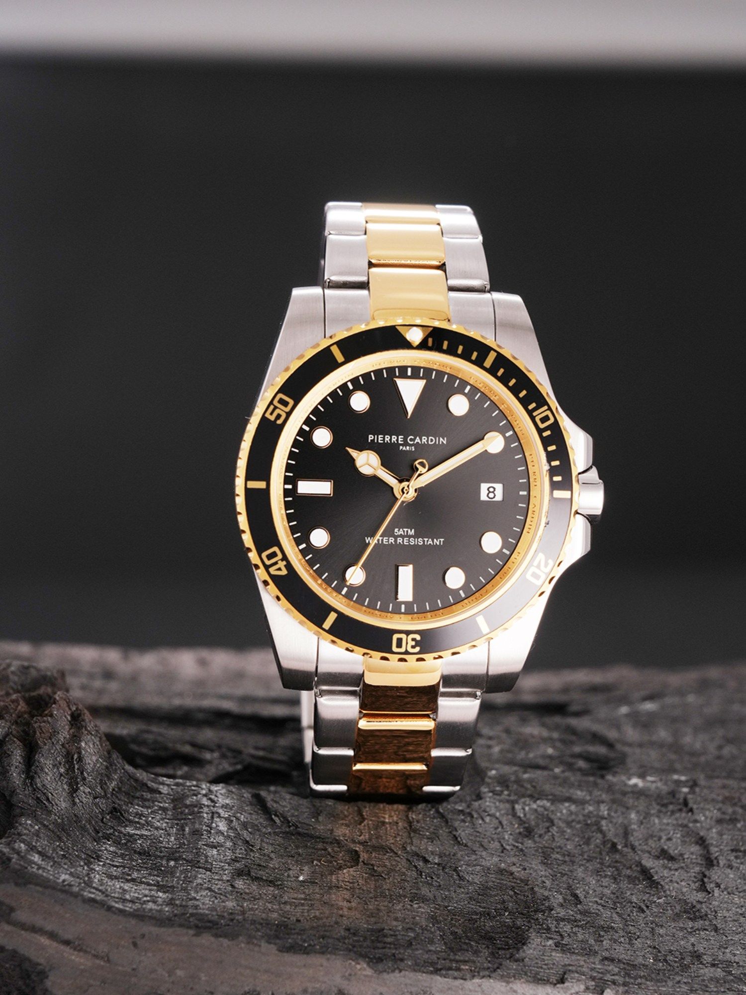 Buy Pierre Cardin Aquatica Round Dial Black Watch (CF.1030.MU) (M) Online