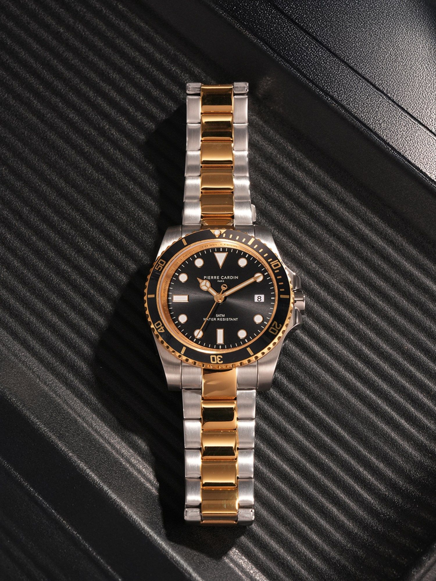 Buy Pierre Cardin Aquatica Round Dial Black Watch (CF.1030.MU) (M) Online