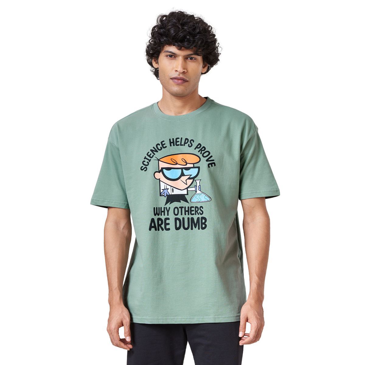 The Souled Store Official Dexter Power Of Science Oversized T-shirts ...