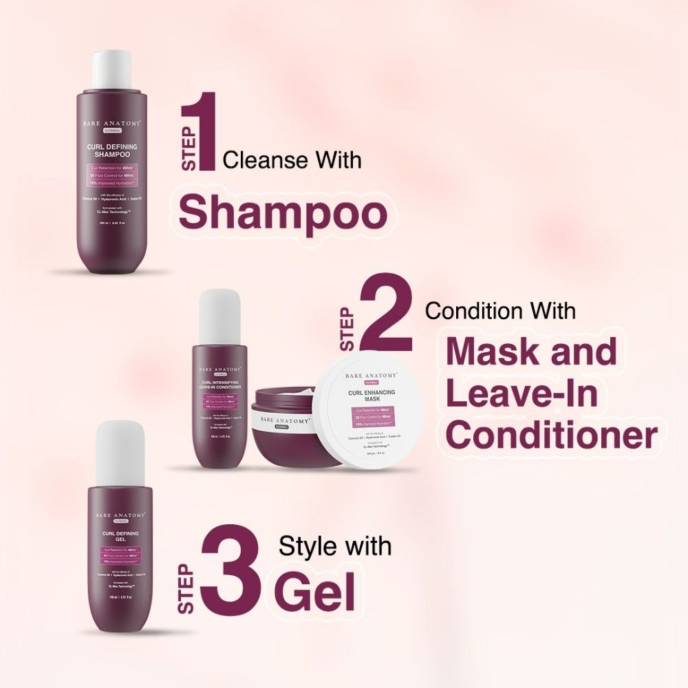 Bare Anatomy Curl Defining Shampoo + Mask + Leave In Conditioner + Gel ... Bare Anatomy Curl Defining Shampoo + Mask + Leave In Conditioner + Gel ...