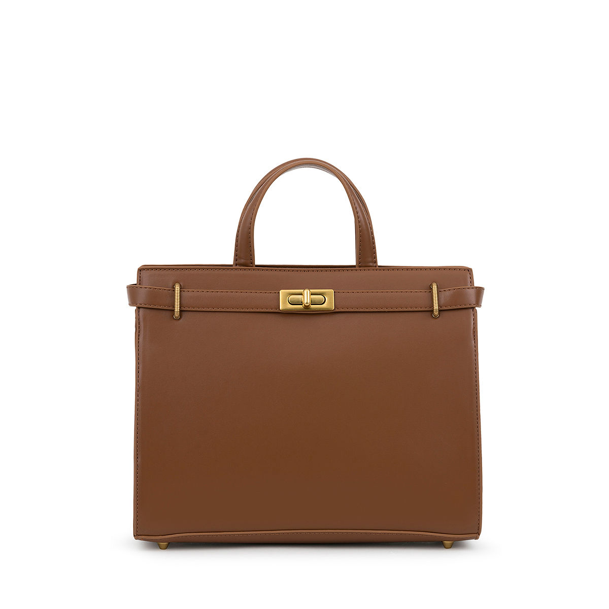 Buy MIRAGGIO Brown Stella Top Handle Bag Online