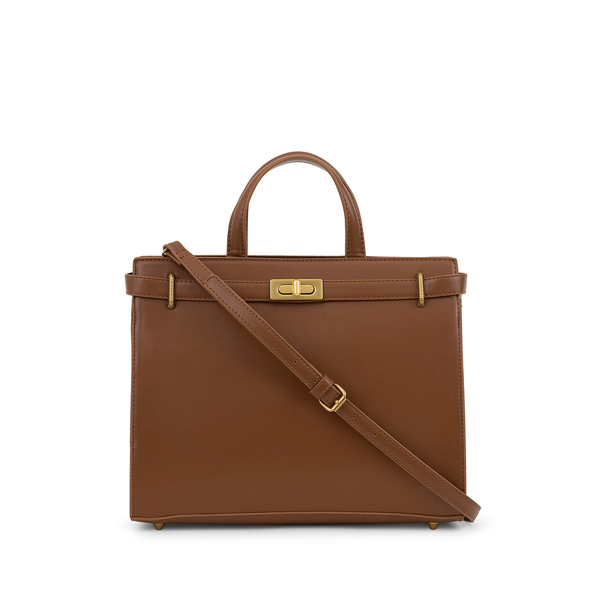 Buy MIRAGGIO Brown Stella Top Handle Bag Online