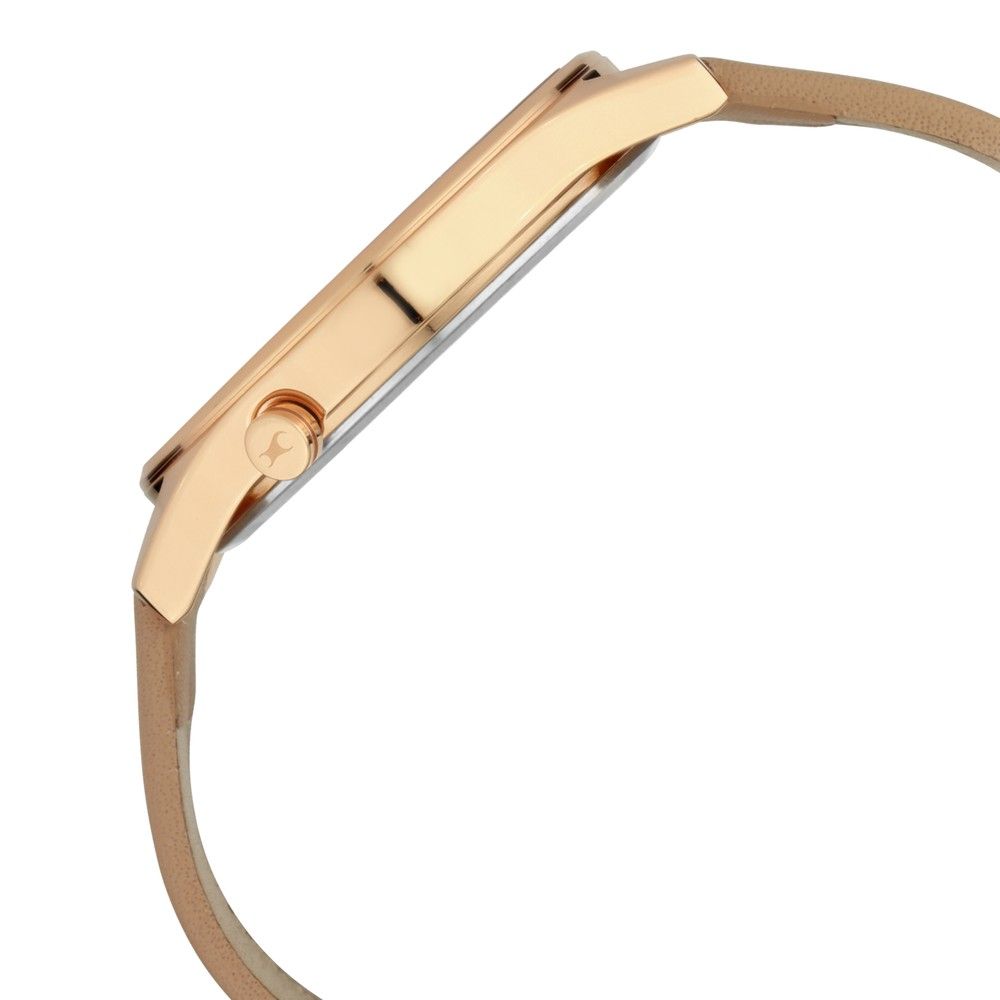Buy Fastrack 6220WL01 Rose Gold Dial Analog Watch For Girls Online