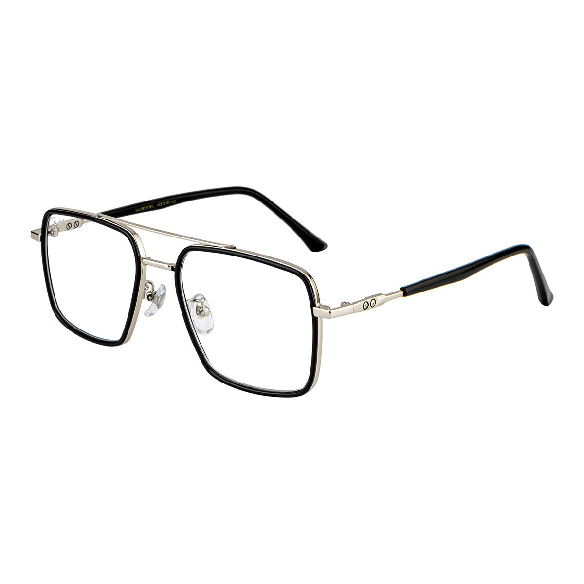 Buy TED SMITH Full Rim Aviator Spectacles Frame For Men WomenTS-358_BLK ...