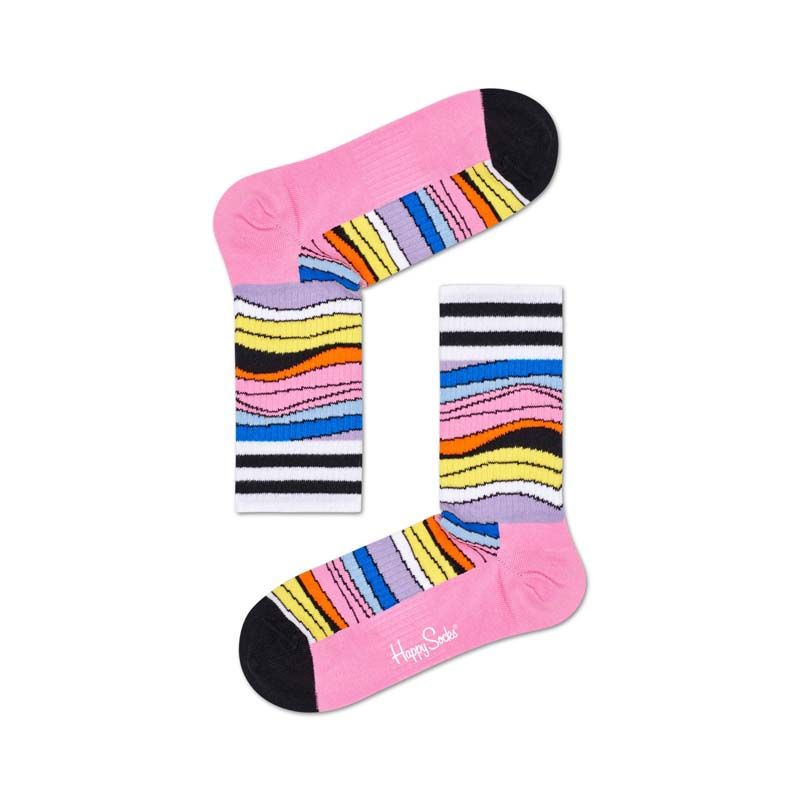 Buy Happy Socks Athletic Layers Mid High Sock - Pink Online