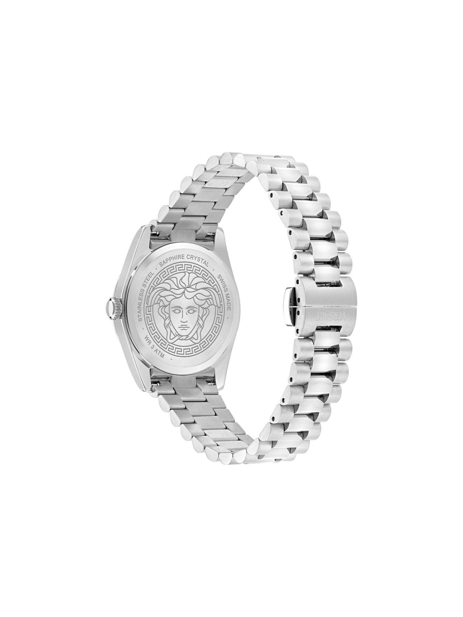 Buy Versace Light Blue Round Dial Analog Women Watch - VE0E00225 (M) Online
