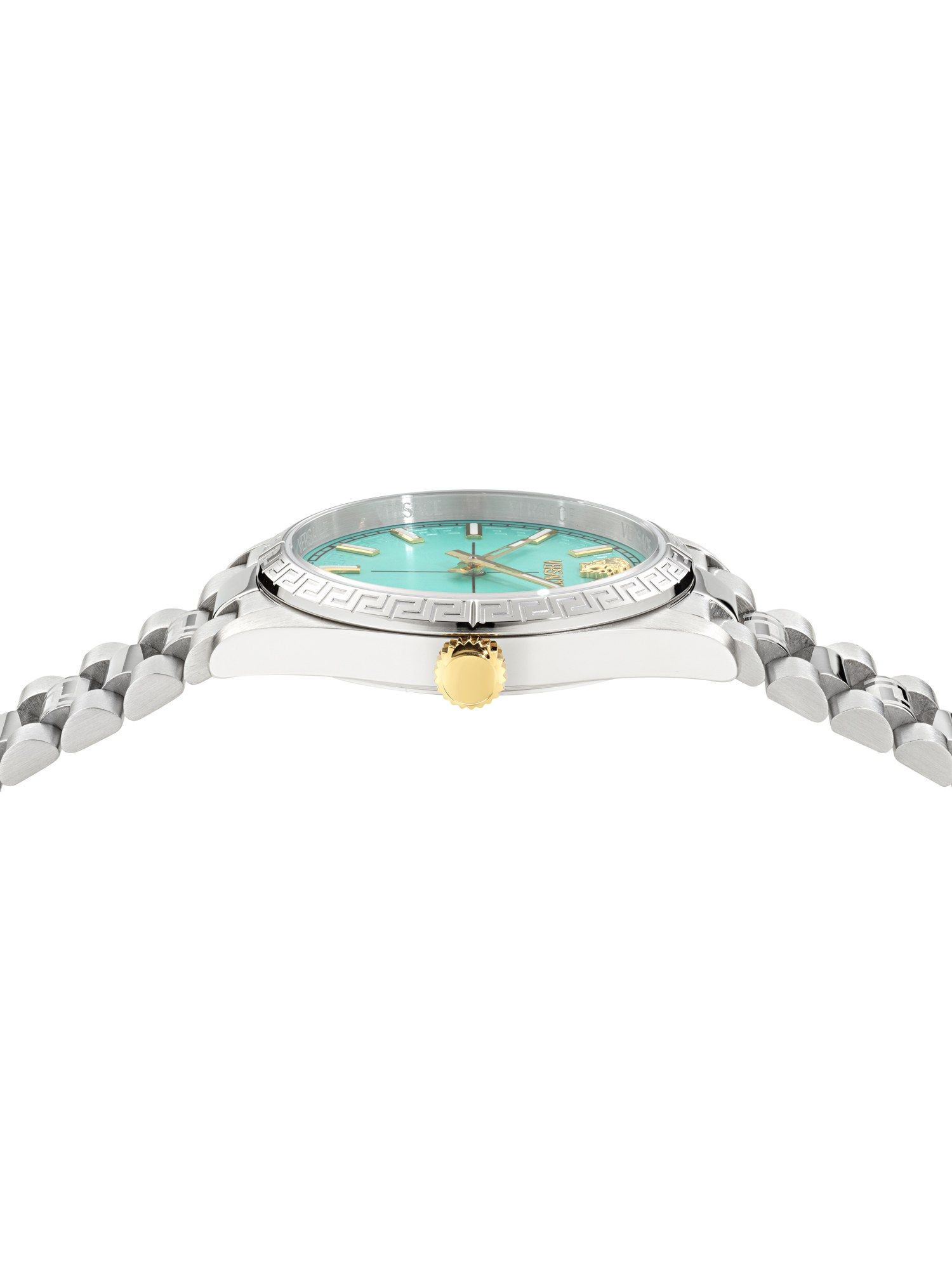 Buy Versace Light Blue Round Dial Analog Women Watch - VE0E00225 (M) Online