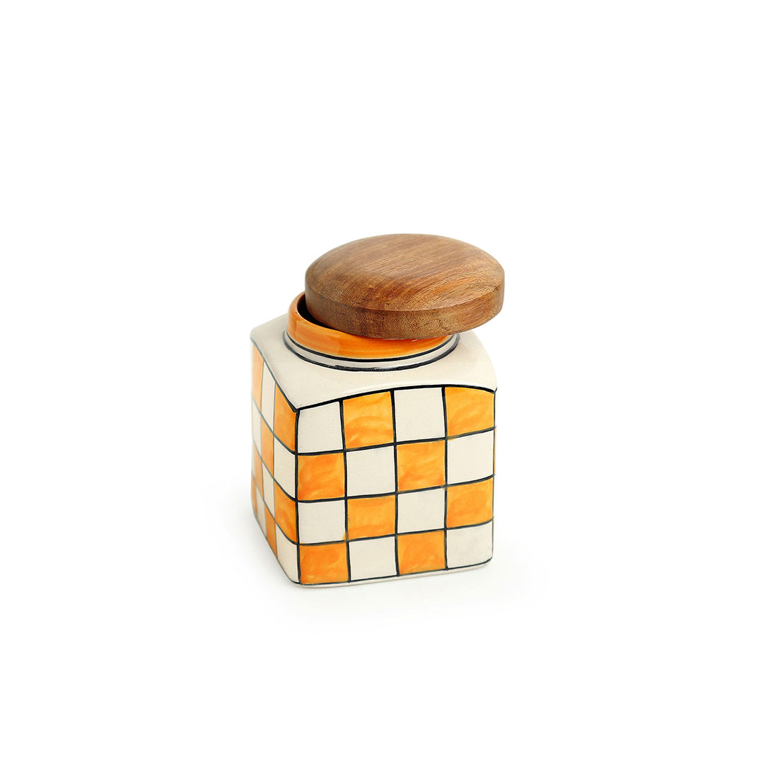 Buy ExclusiveLane Shatranj Checkered Jars & Containers (Airtight, Set ...