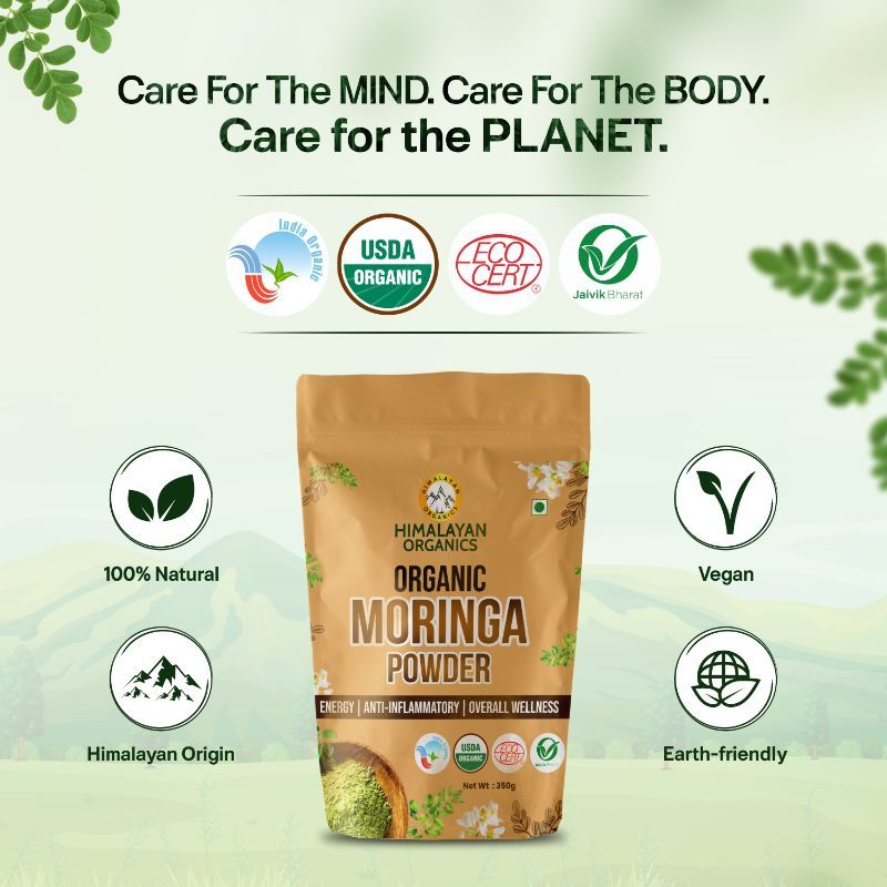 Himalayan Organics Certified Organic Moringa Powder: Buy Himalayan ...