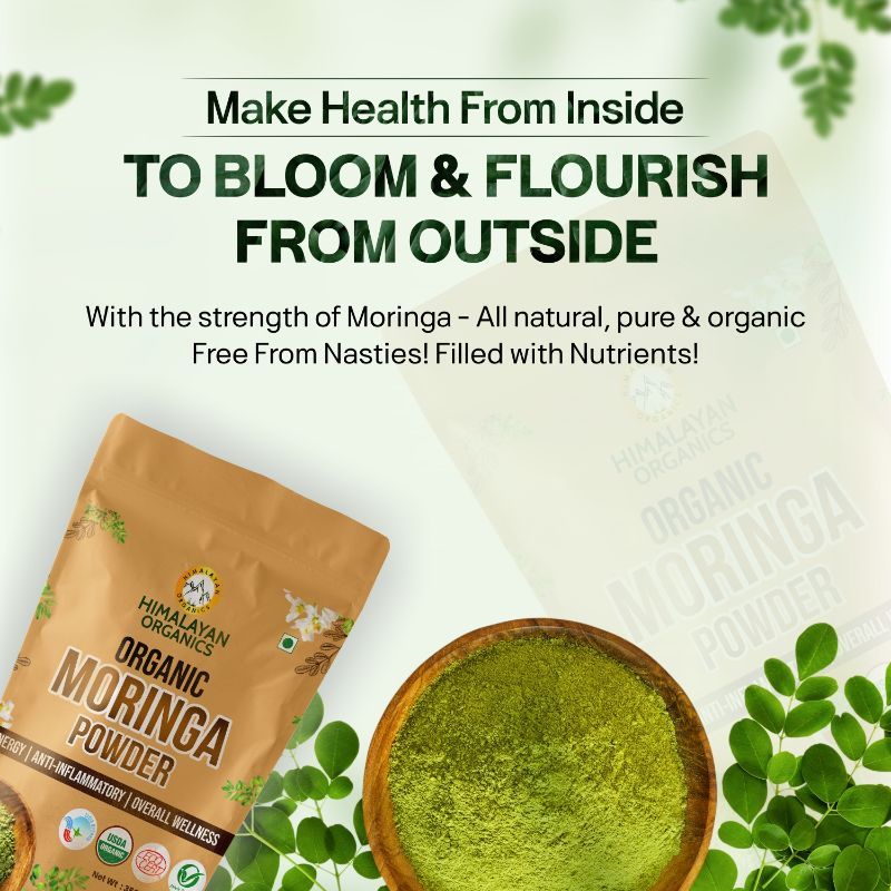 Himalayan Organics Certified Organic Moringa Powder: Buy Himalayan ...