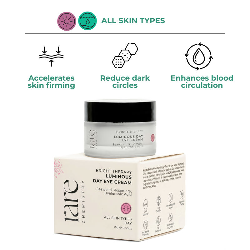 Buy Rare Chemistry Bright Therapy Luminus Day Eye Cream, All Skin Types ...