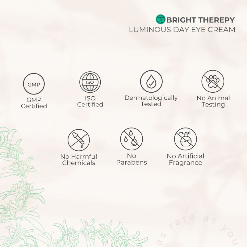 Buy Rare Chemistry Bright Therapy Luminus Day Eye Cream, All Skin Types ...