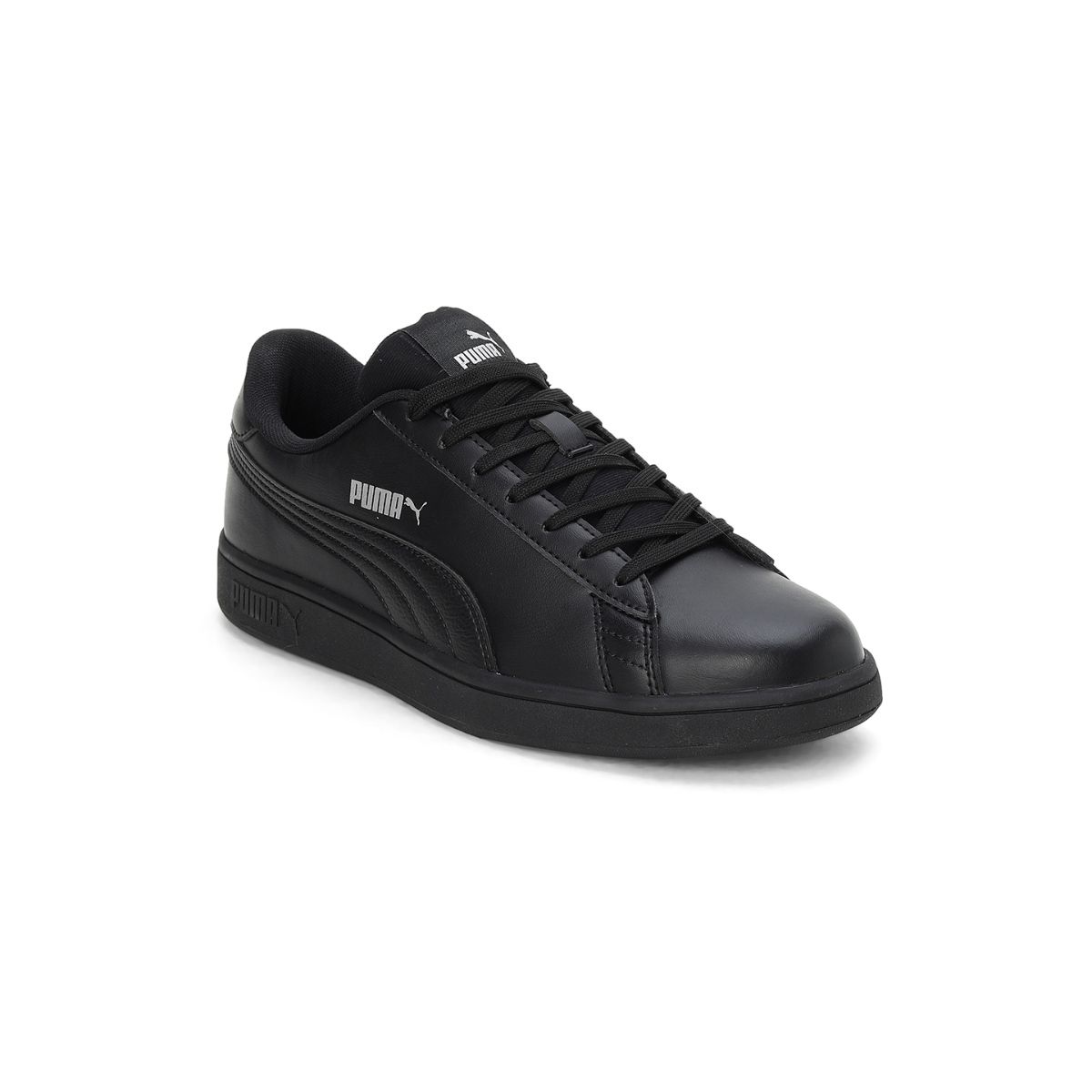 Puma Smashic Unisex Black Sneakers: Buy Puma Smashic Unisex Black ...