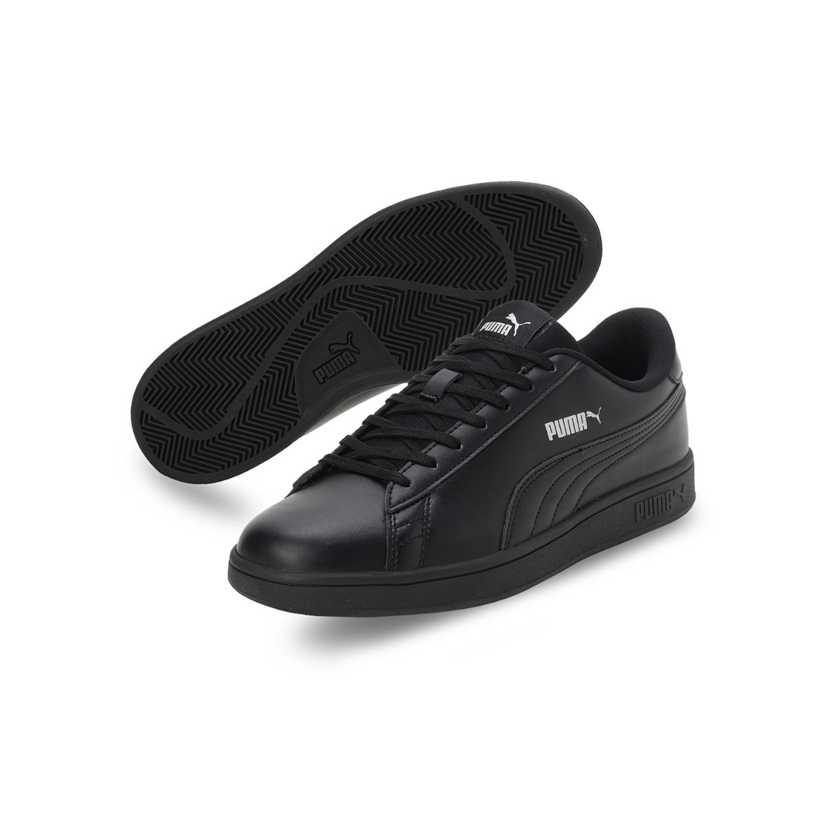 Puma Smashic Unisex Black Sneakers: Buy Puma Smashic Unisex Black ...
