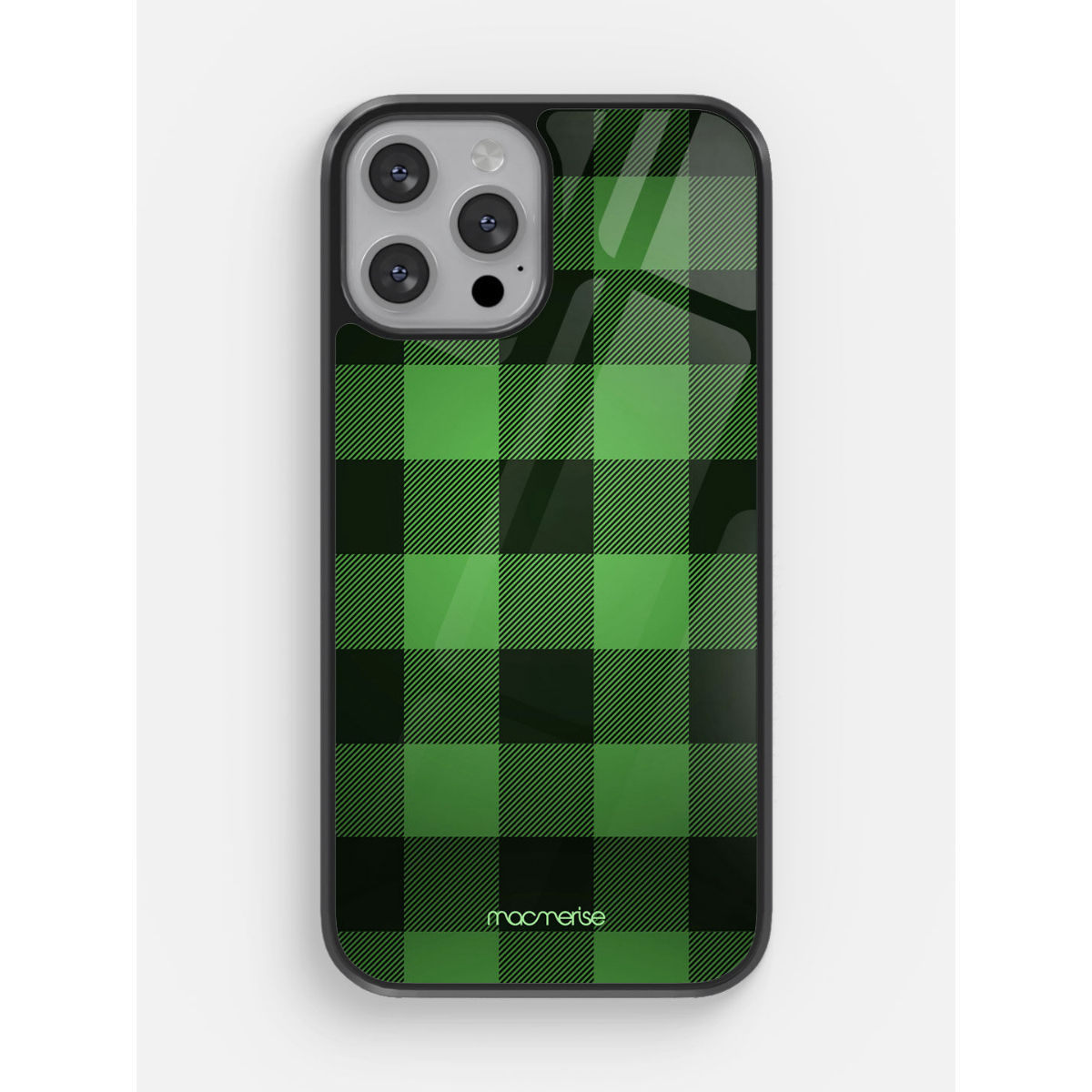 Buy Macmerise Checkmate Green Glass Case Online