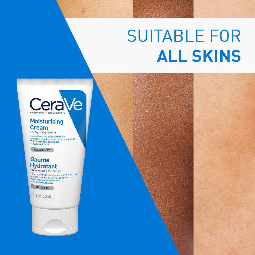 Buy CeraVe Moisturizer For Dry Skin with Ceramides, Niacinamide ...