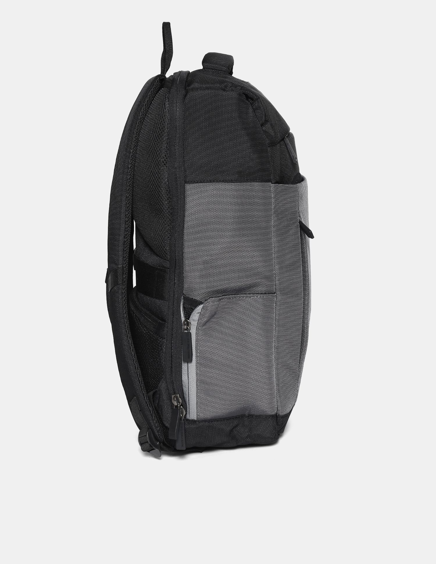 Buy U.S. Polo Assn. Grey And Black Colour Block Laptop Backpack Online