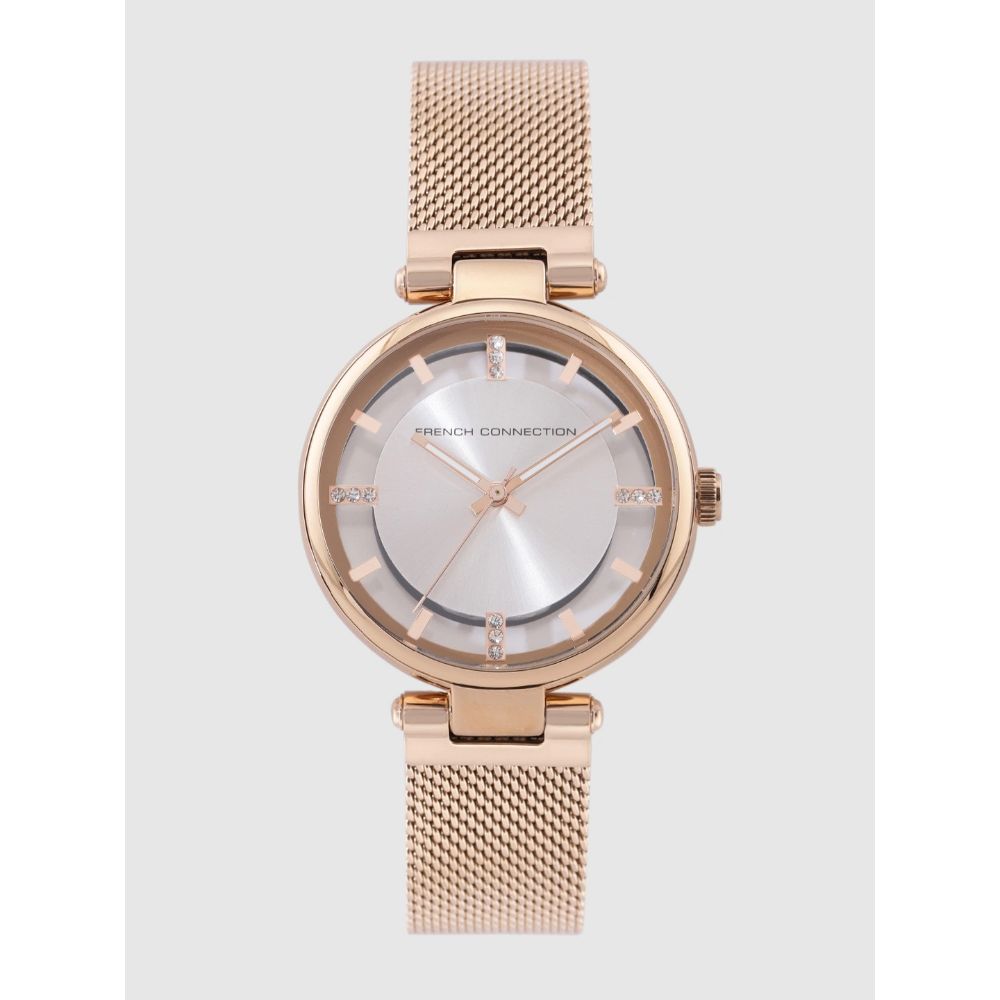 Buy French Connection Analogue Silver Dial Women's Watch FC148RGM Online