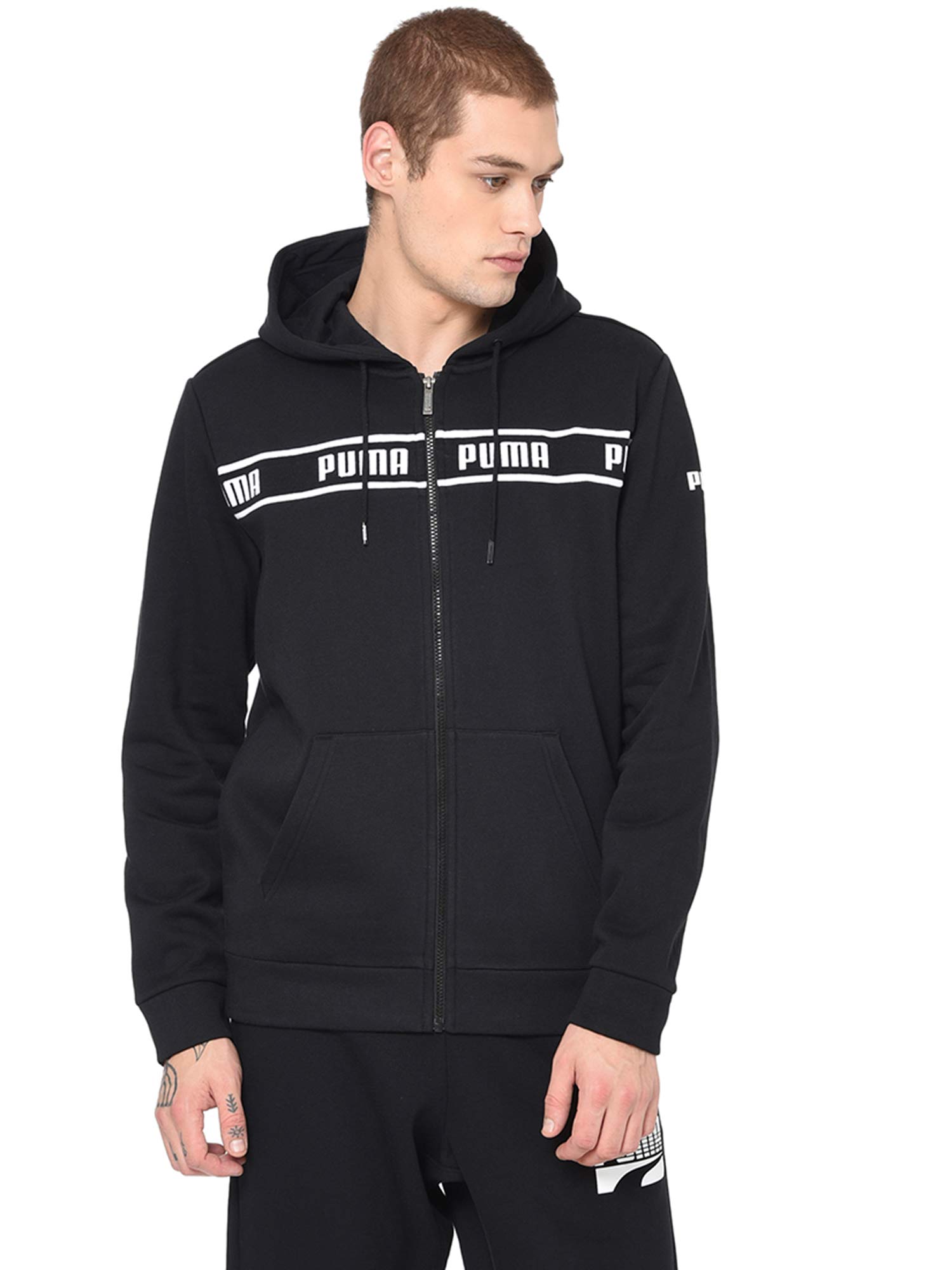 Buy Puma Amplified Hooded Jacket - Black Online