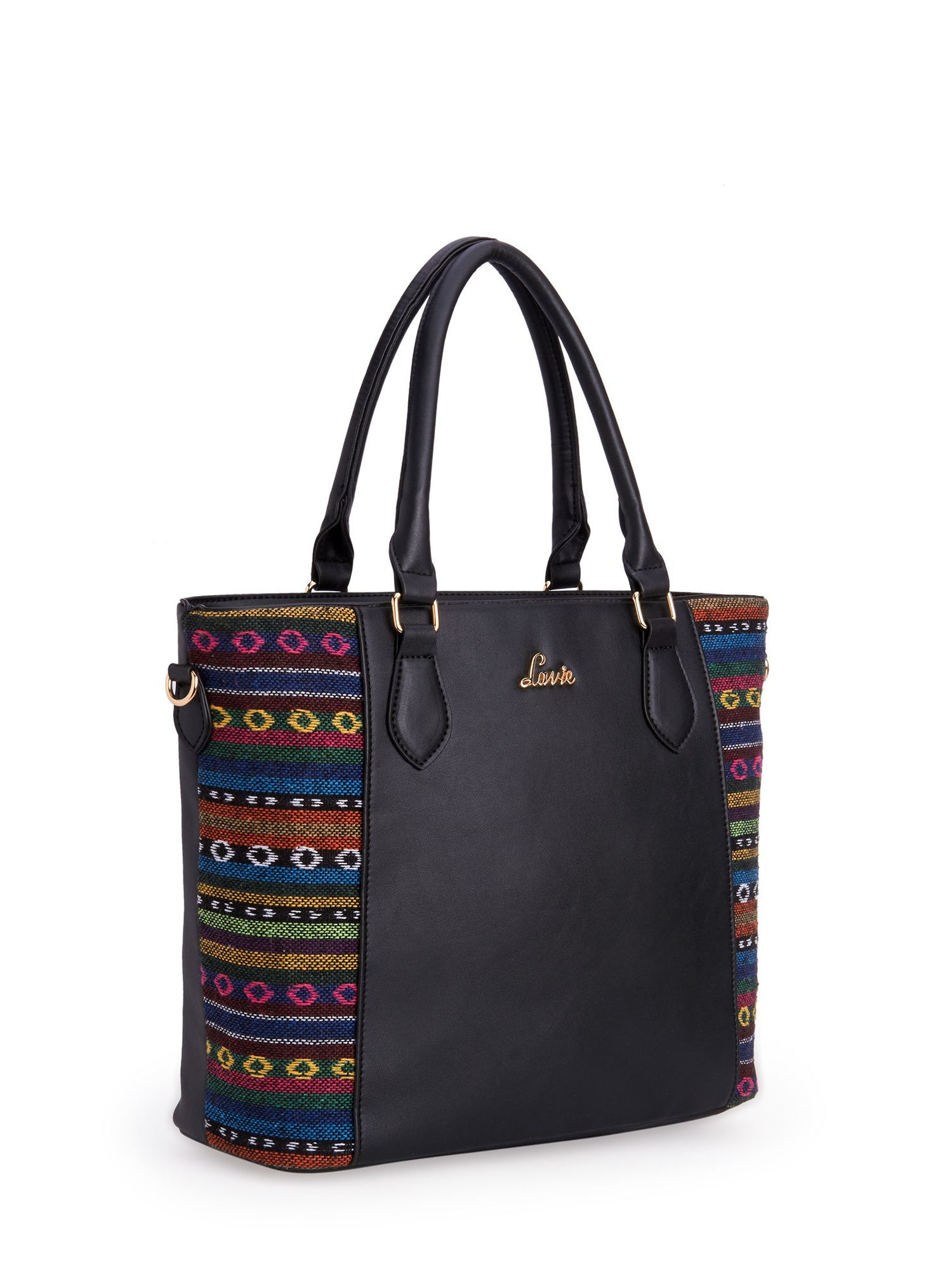 Buy Lavie Black Polyurethane Sheng Ew Tote Bags Online
