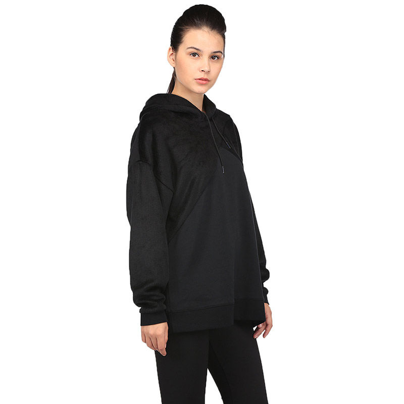 Buy Puma Fabric Block Oversized Hoody - Black Online