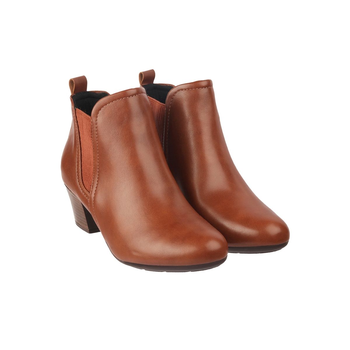 Buy MODARE Solid Brown Casual Boots Online